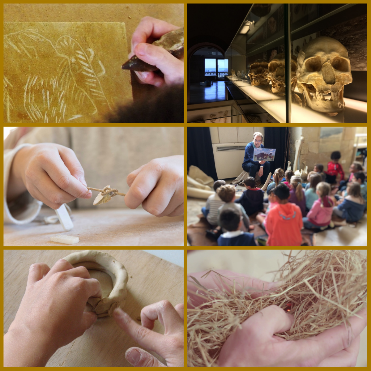 Atelier de découverte de la Préhistoire - Musée de la Préhistoire ...